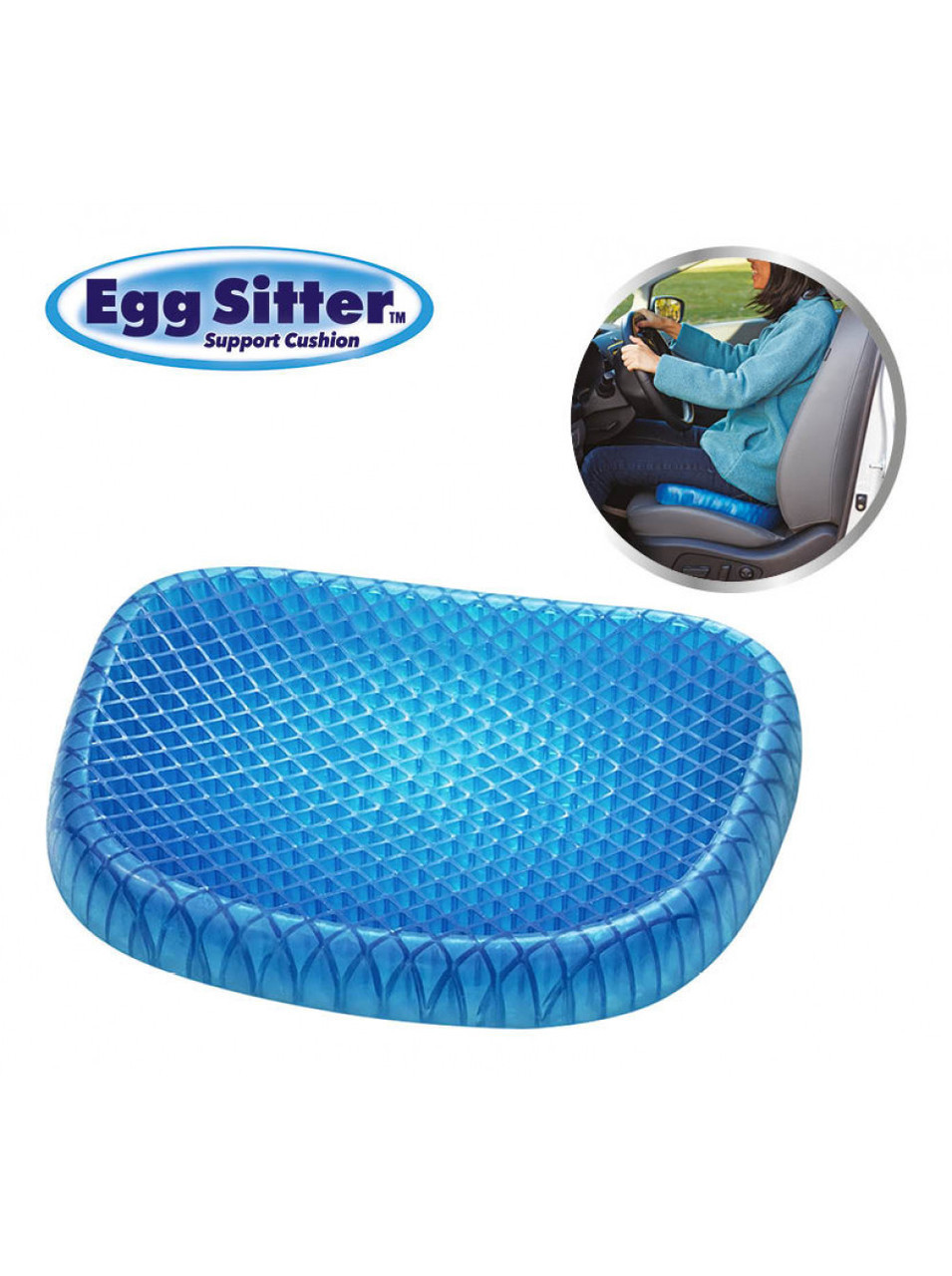 Ортопедическая подушка для разгрузки позвоночника Egg Sitter, гелевая ...