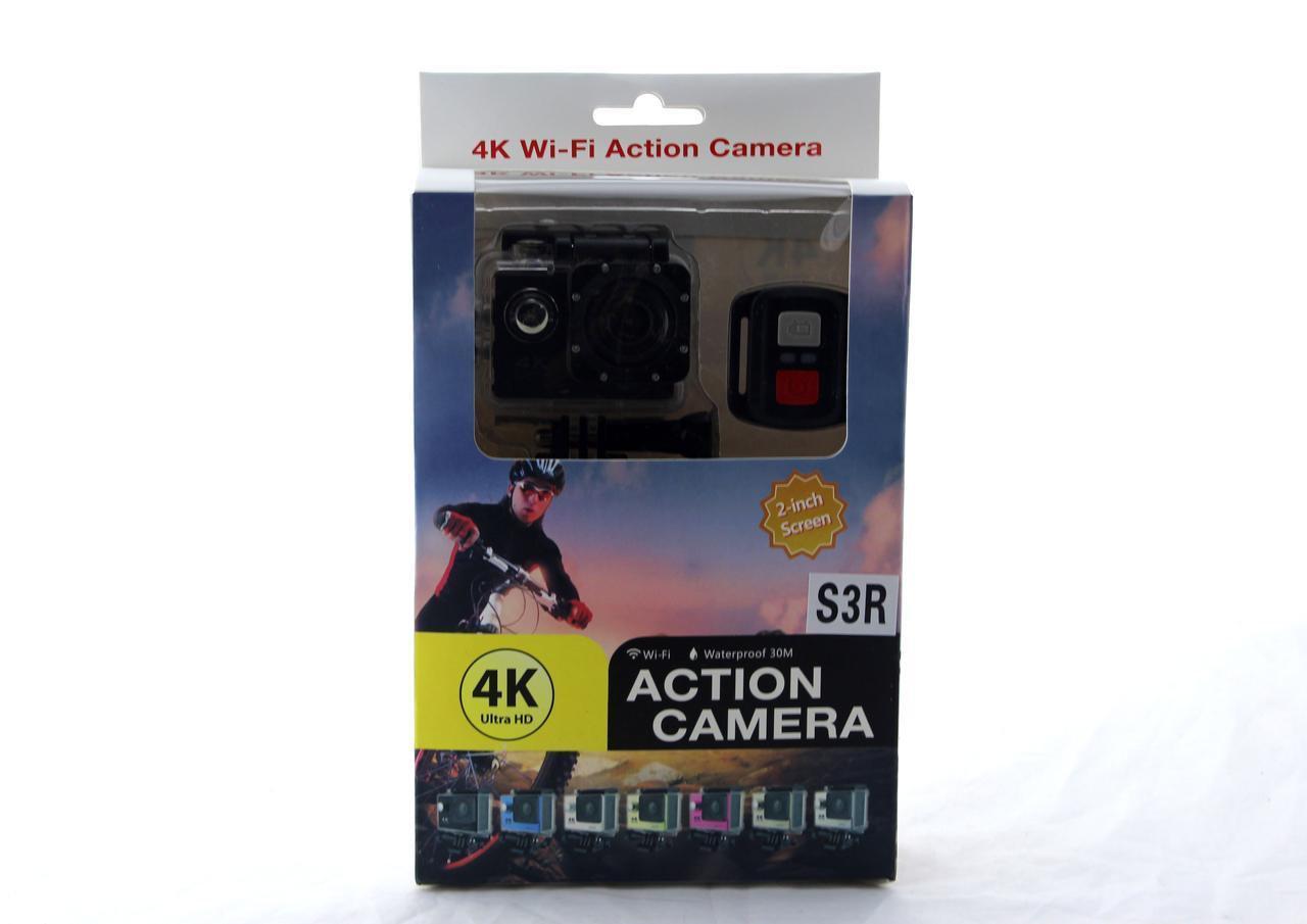 Екшн камера DVR SPORT-S3 Wi Fi waterprof 4K, Камера з пультом ...