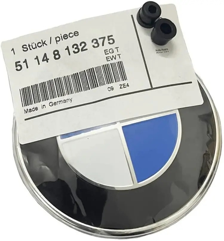 Эмблема БМВ BMW 82 мм значок бмв E39 E53 E60 E46 E36 E34 E90 E65 E66 E70 на капот и багажник с ...