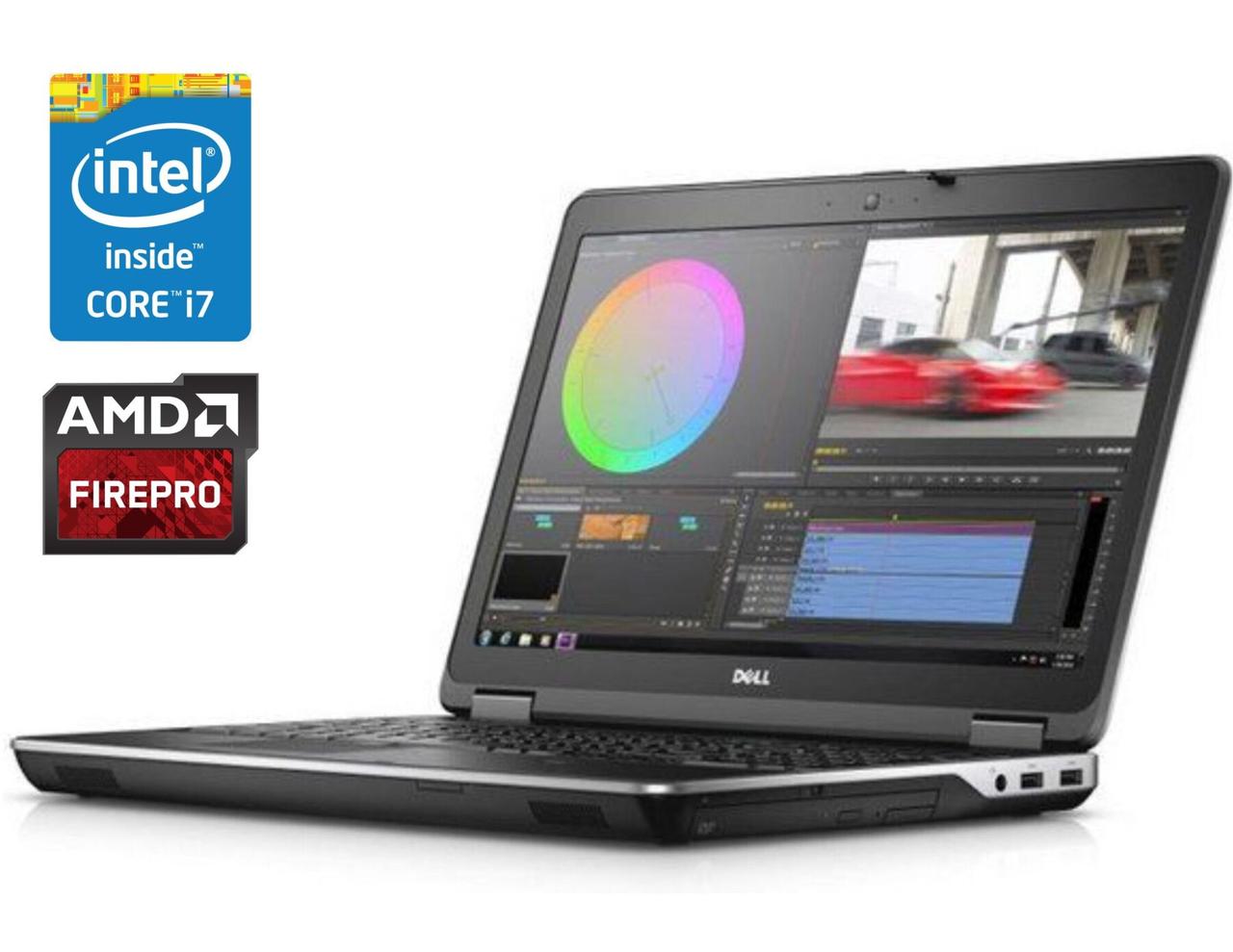 Раб.станція Dell M2800/15.6"/Core i7-4810MQ 4 ядра 2.8 GHz/8GB DDR3 ...