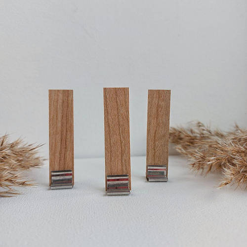 Купити Гніт деревяний для свічок розміром 60*15 мм. (без тримача), ціна 4 ₴ - Prom.ua (ID ...