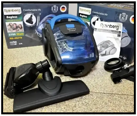 Колбовый контейнерный пылесос Rainberg RB652 ТB циклонный пылесос с ...