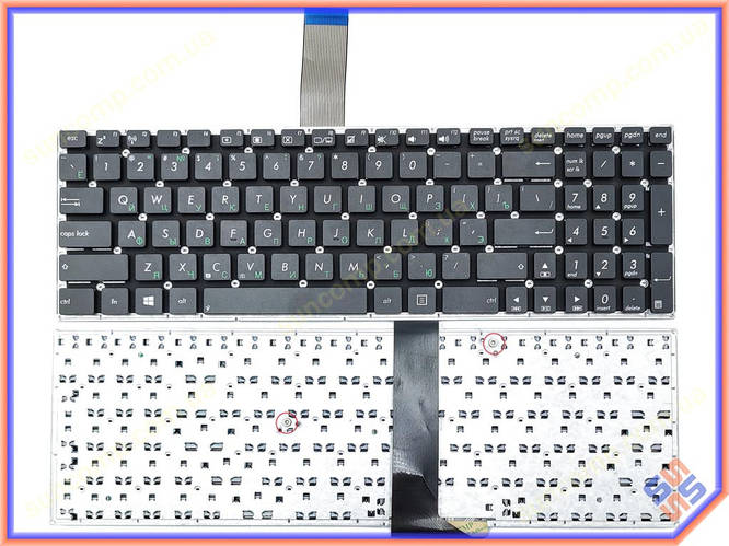 Купить Клавиатура для ASUS R510DP, R510E, R501EA, R510L (RU Black без ...