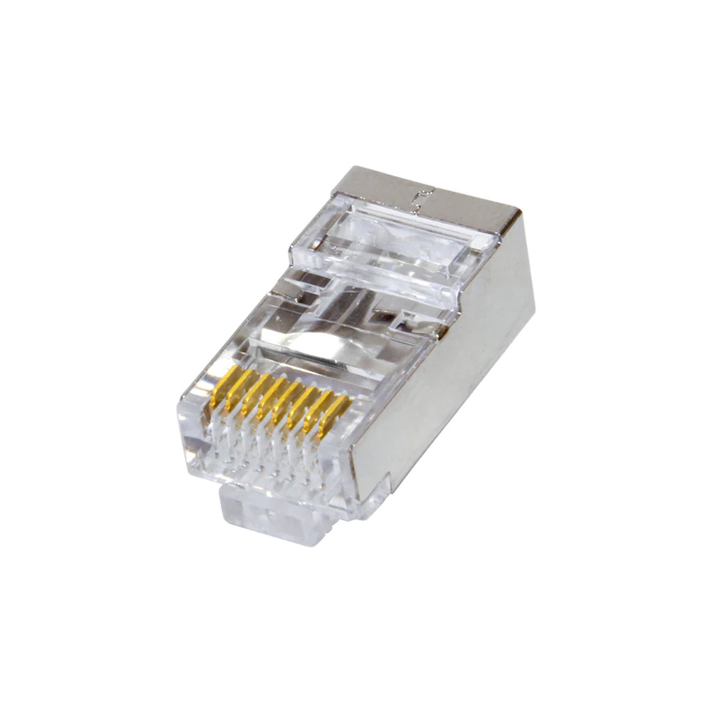Купить Разъем RJ-45 Cat-6 Экранированный, двойной, сквозное подключение ...