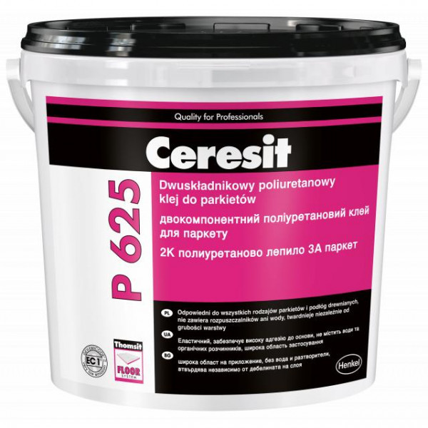 Купить Двухкомпонентный полиуретановый клей для паркета Ceresit P625 12кг, цена 7800 грн — Prom ...