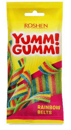 Ямі Гами 70 г Соур Белтс Рошен 35 шт./бл, ціна: 22.42 ₴, купити на Prom.ua