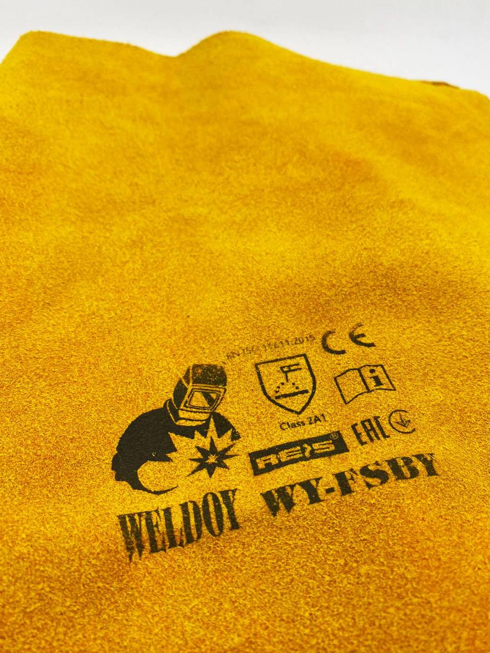 Купить Кожаный фартук сварщика REIS WY-FSB Y размер (60*90), цена 690 ...