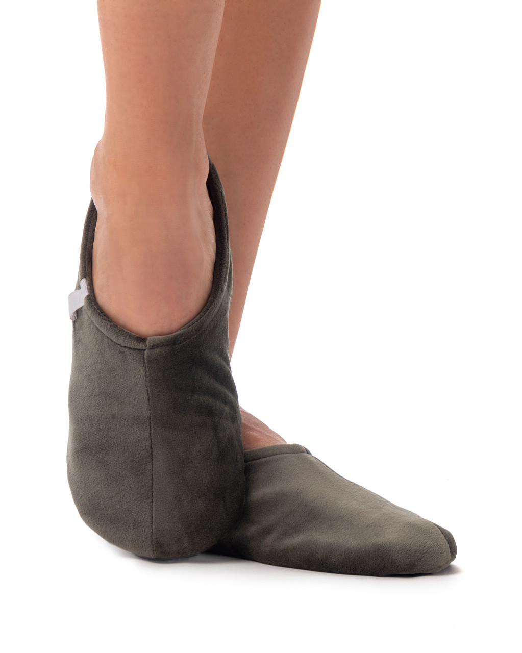 Капці балетки домашні велюрові Хакі купити за найкращою ціною в