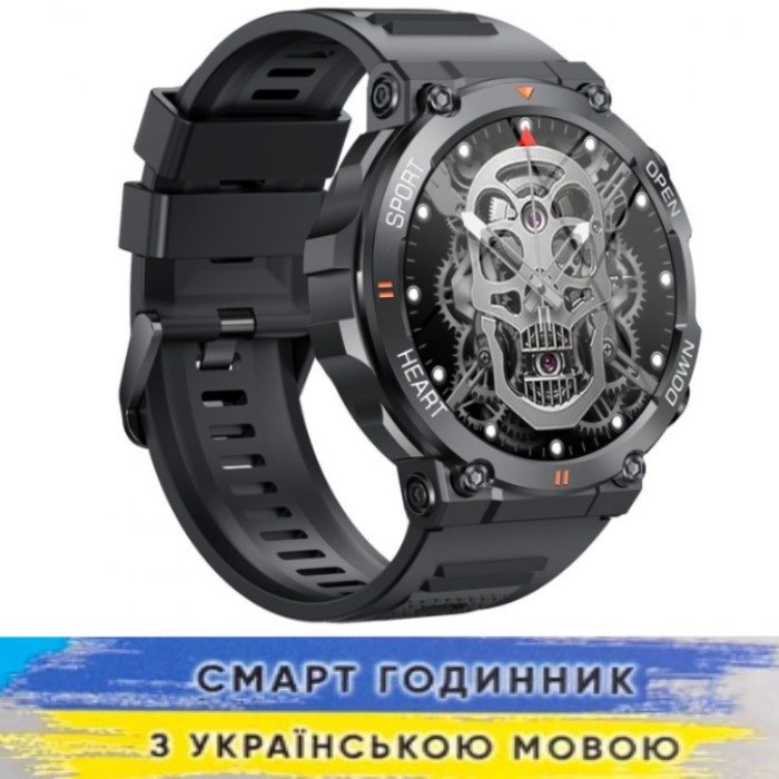 Мужские Умные Часы к Телефону с Пульсомером Шагомером Modfit Hunter ...