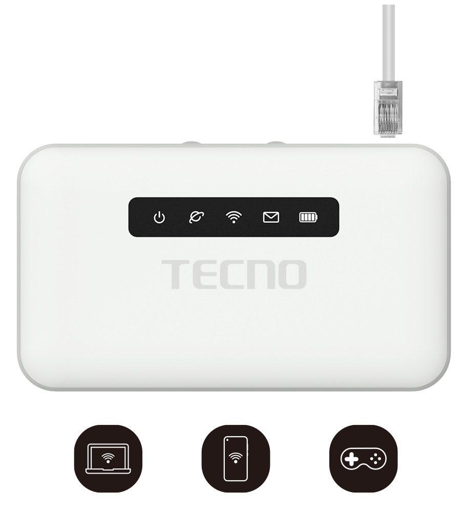 Купити LTE Wi-Fi роутер модем 3G/4G TECNO TR118 RJ-45 LAN батарея 2600 ...