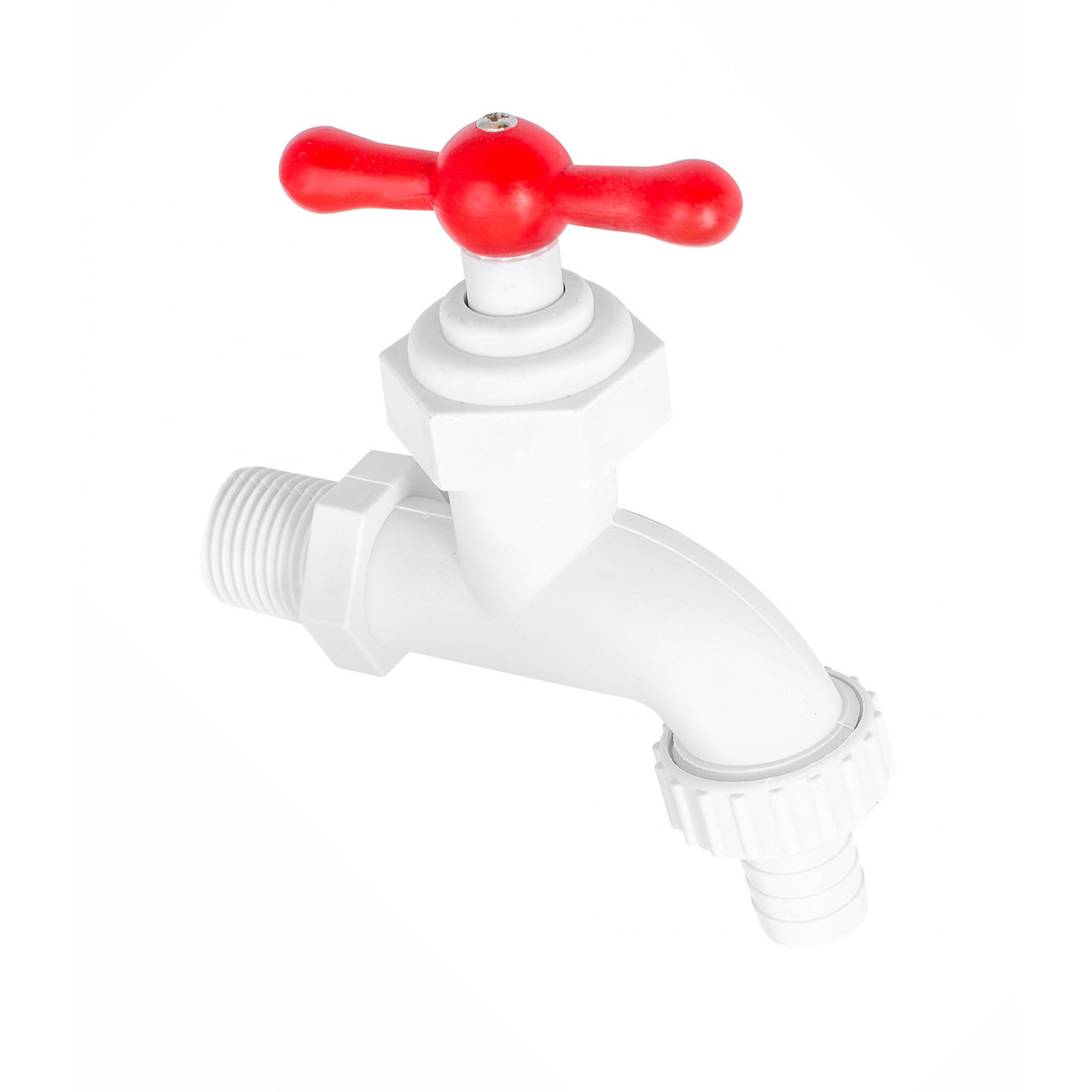 Купить Кран сливной (водоразборный) 1/2 пластиковый,10 см, вентиль ZDM ...