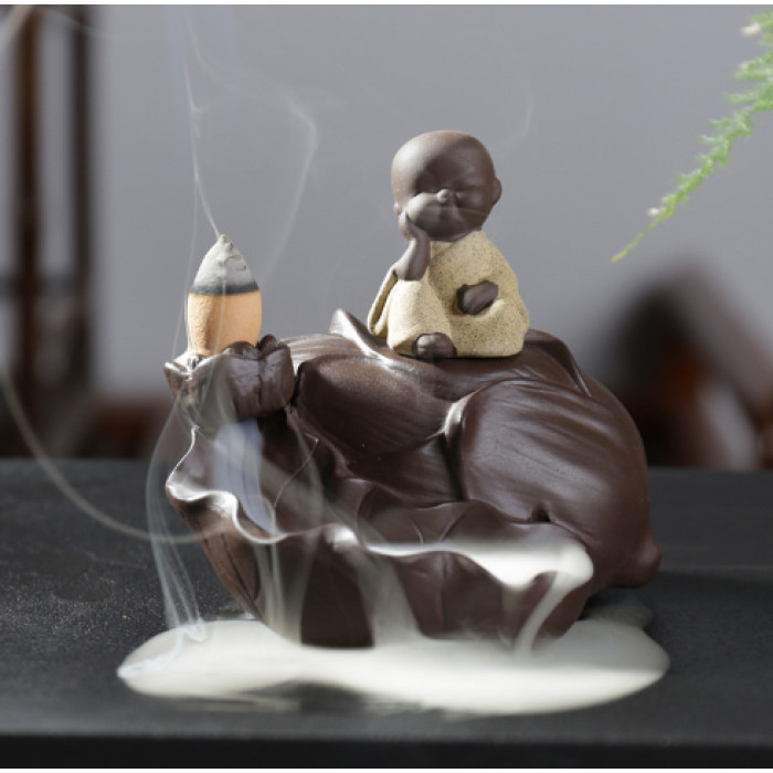 Керамическая Подставка для Благовоний Backflow "Бутон Лотоса ...