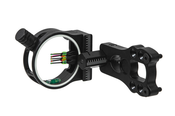 Купити Приціл на 5 фібер-оптичних піна до луків Poe Lang з пiдсвiткою ...