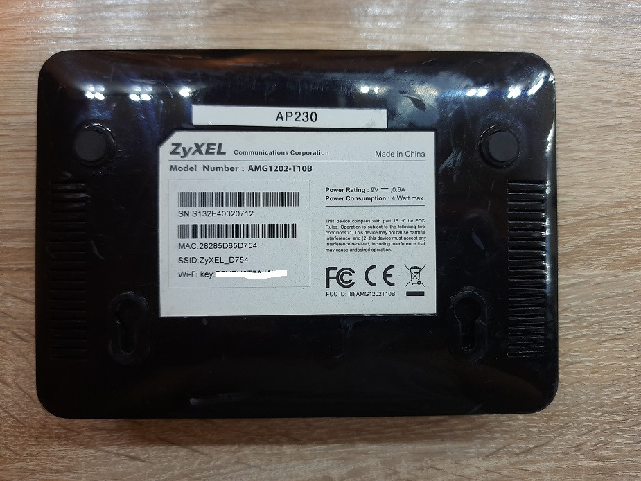Роутер ZyXEL AMG1202-T10B б/у из Германии (ID#1806037640), цена: 150 ...