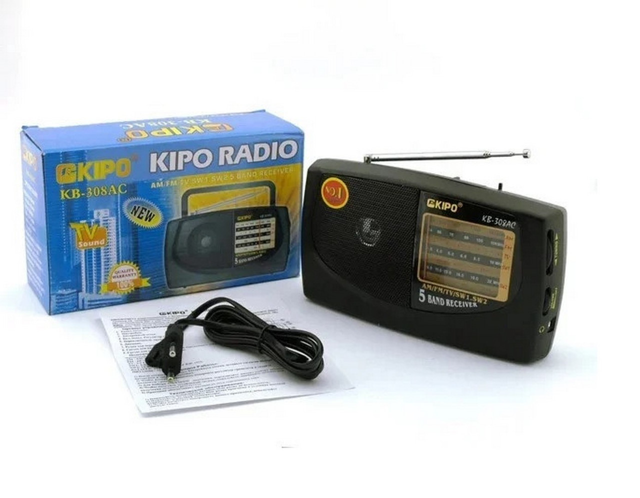 Карманное Радио KIPO KB-308AC, Радиоприйомник,, Радиоприеник, Радио ...