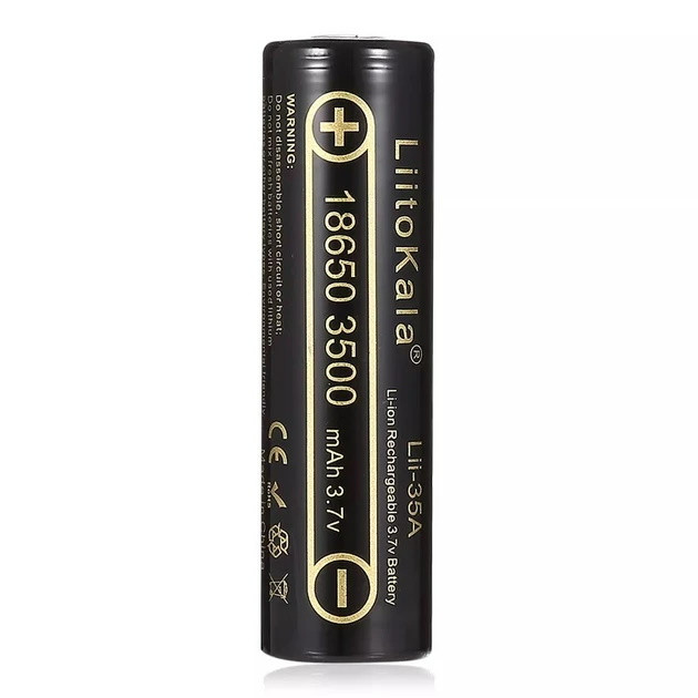 Аккумулятор LiitoKala 18650 Li-Ion Lii-35A ЛитоКала 3500 МАч 4.2V с ...