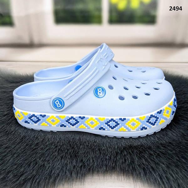 Crocs Кроксы (сабо) Женские DAGO Шлепанцы Светло-голубые 38 — в ...