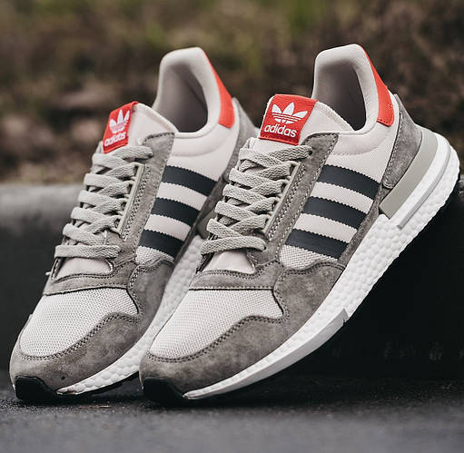 Купити Кросівки Adidas ZX 500 Grey адідас чоловічі весна повсякденні ...