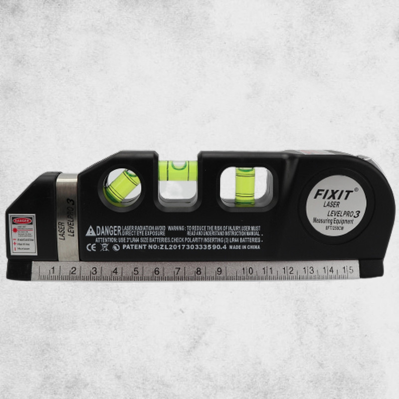 Лазерный Уровень со Встроенной Рулеткой LASER LEVELPRO3 Лазер ...