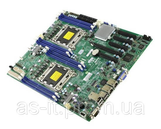 БУ Материнская плата для сервера Supermicro X9DRD-iF, 2x s2011, 8xDDR3 ...