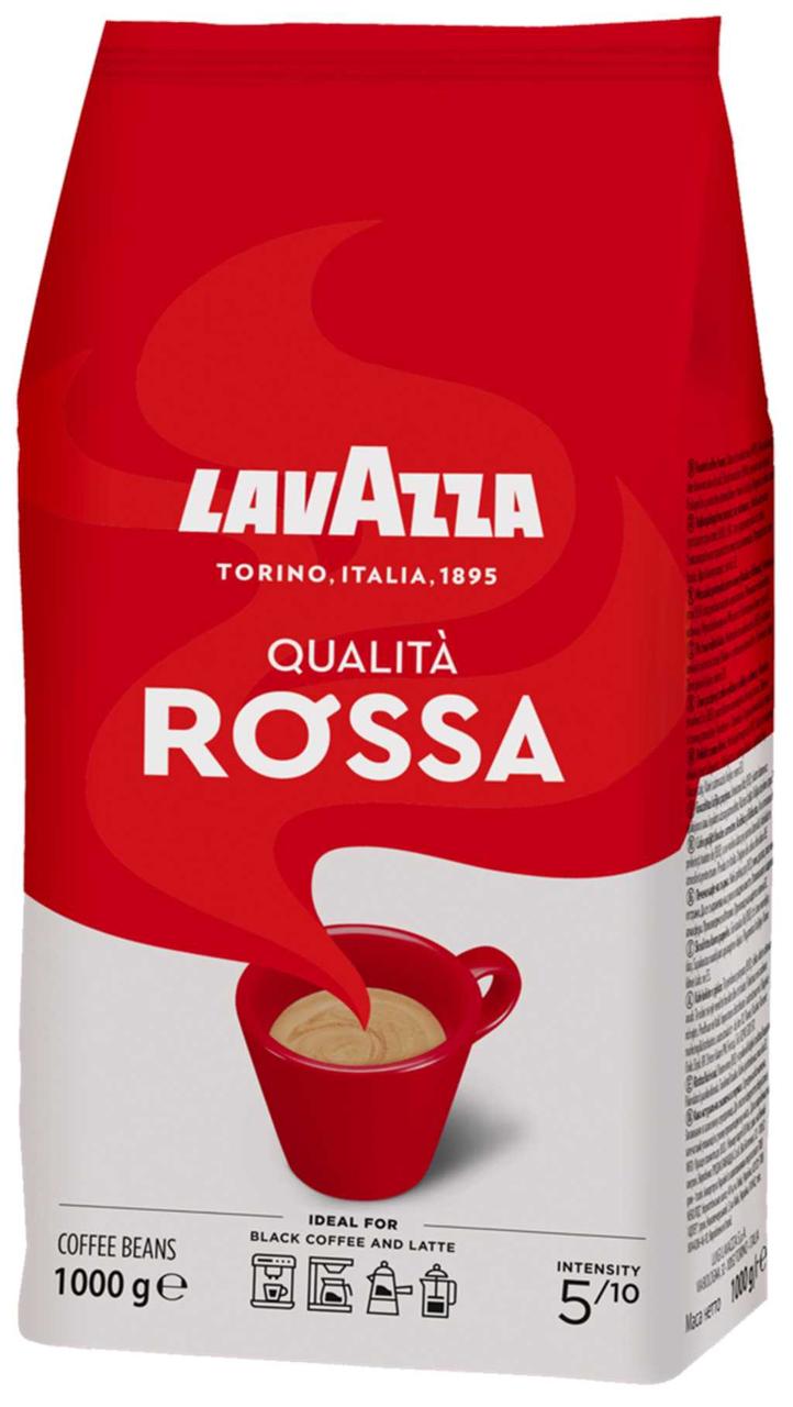 Кава в зернах Lavazza Qualita Rossa 1 кг Лавацца - купити за найкращою ...