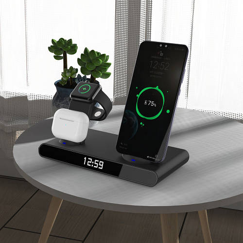 Купить Зарядка беспроводная Qi 4in1 Wireless Charger JYD-WC140 |5-15W ...