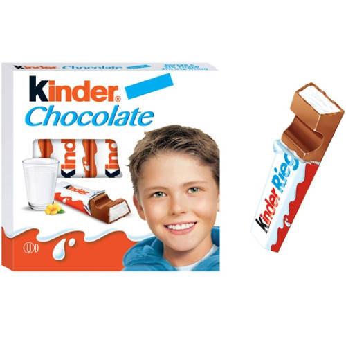 Купить Kinder киндер шоколад 4 штуки T4 50 г, цена 25.50 ₴ — Prom.ua (ID#1806519350)