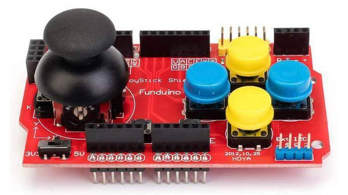 Купить Джойстик для Arduino Funduino Joystick Shield (1211), цена 130 ...