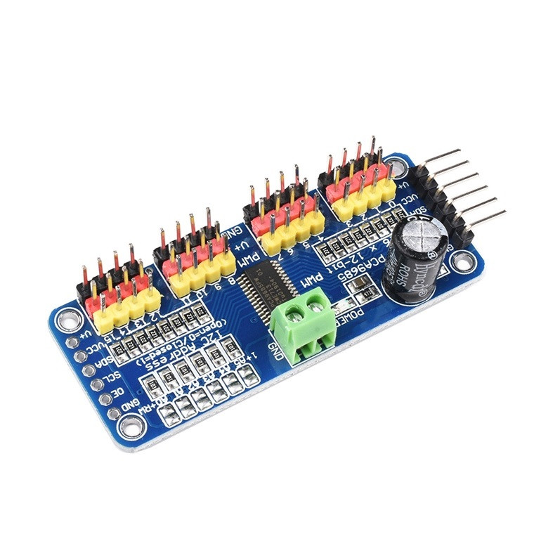 Купити Модуль PCA9685 16-канальний з I2C інтерфейсом 12-bit PWM/Servo ...
