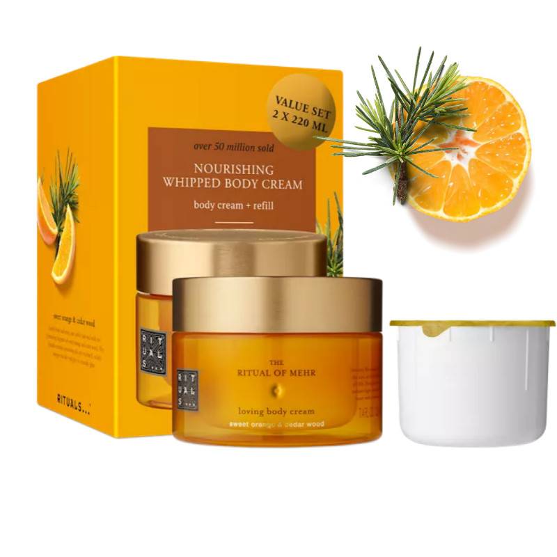 Rituals Крем для тіла Ritual of Mehr Body Cream and Refill Pack ...