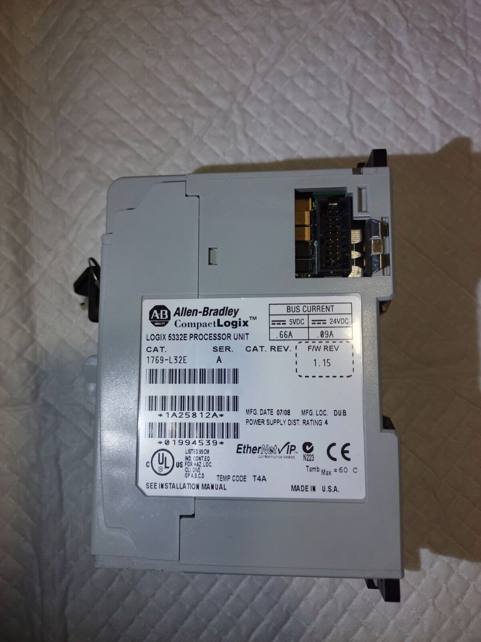 Купити Контроллет Allen Bradley 1769-L32E / 1769-iq32t /1769-PA4 Ser.A ...