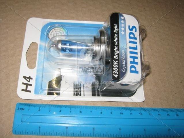 Купить H4 Cristal Vision 12V 60/55W P43t-38 Blst. 1 pc. PHILIPS ...