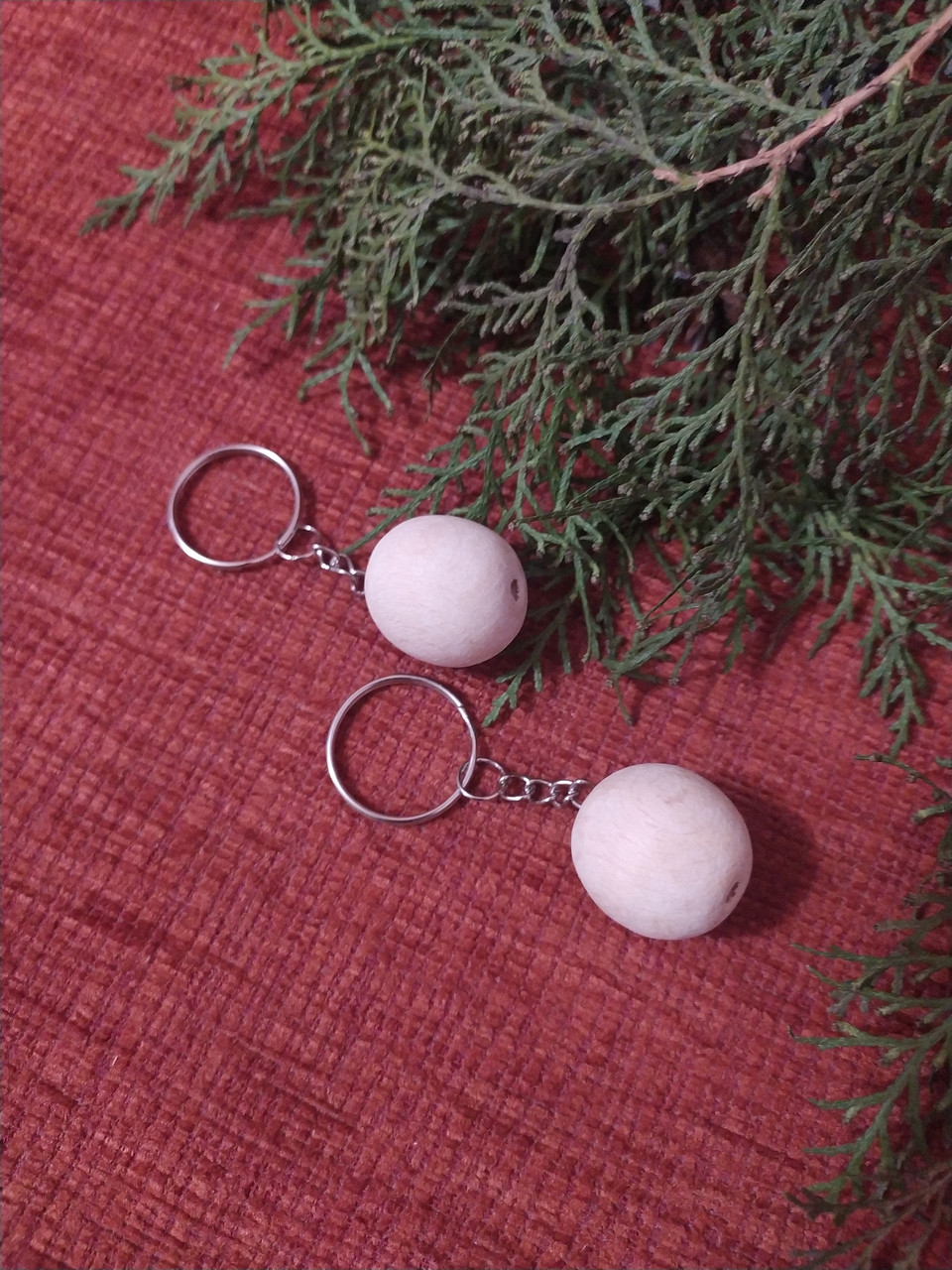 Купить Заготовка для брелка "Шарик" дерево бук |под декорирование |для ...