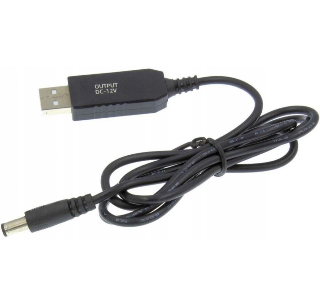 Купить Кабель 12V USB-DC для питания роутера и приставки оптоволокна от ...