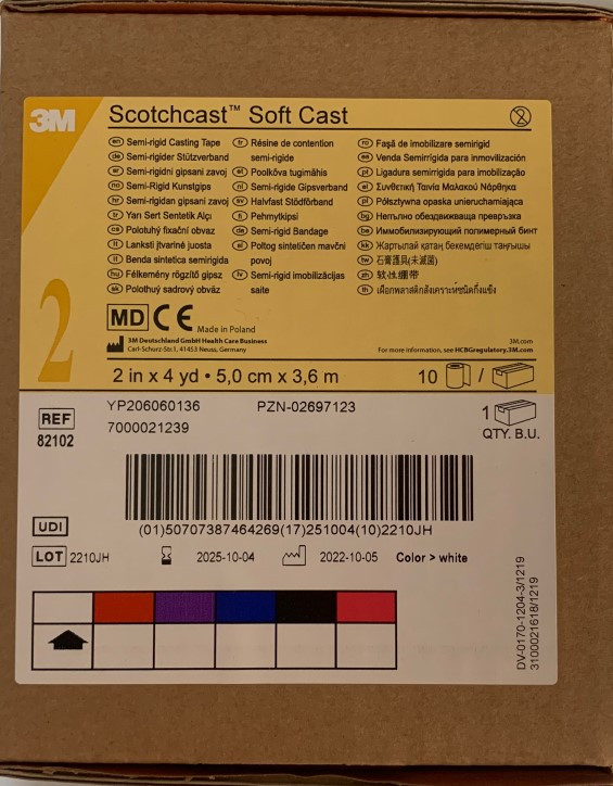 Купити 3M Soft Cast Напівжорсткий іммобілізаційний полімерний бинт(Софт ...