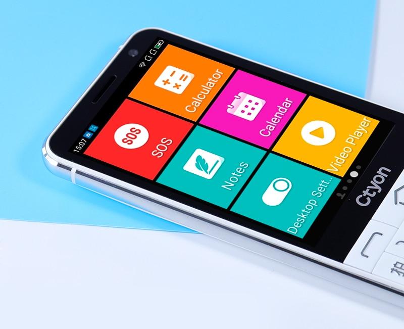 Купити CTYON CT06 Смартфон кнопочний сенсорний, білий (3G, Android 6.0 ...