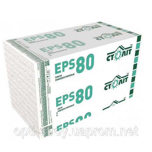 Купить Столит Пенопласт EPS - 80 (15-16кг/м3) 1000х1000 мм, 100 мм ...
