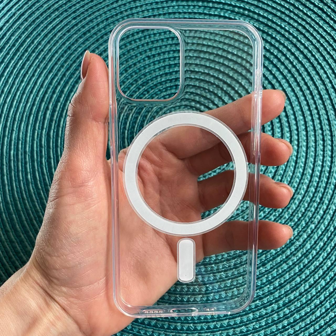 Прозрачный чехол с MagSafe для Iphone 12 Mini / чехол на 12 мини из ...
