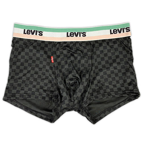 Мужские трусы Levis, приятный гладкий материал, цвет темно-серый в ...