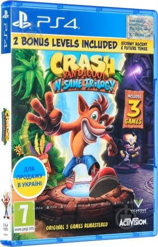 Купить Игра Crash Bandicoot N`Sane Trilogy для PS4 и PS5 (Blu-ray диск ...