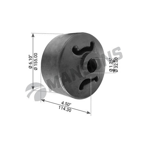 Сайлентблок SAF Intradisc 30х155х115 Mansons 4177302800 600.508 (ID ...