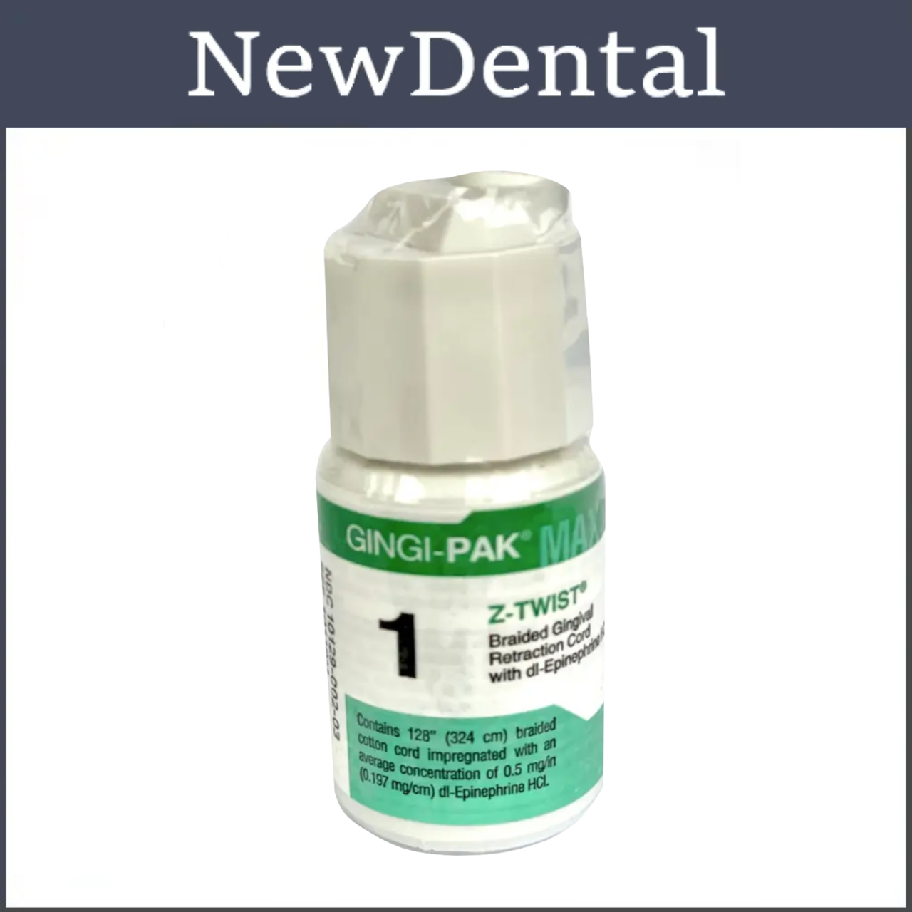 Ретракционная нить Джинджи-Пак (Gingi-Pak), зеленая №1 324 см - купить ...