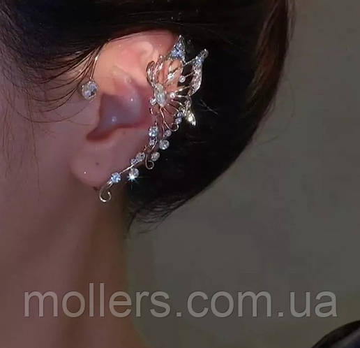 Купить Кафа на ухо серьга без прокола клипса на ухо, цена 190 ₴ — Prom ...