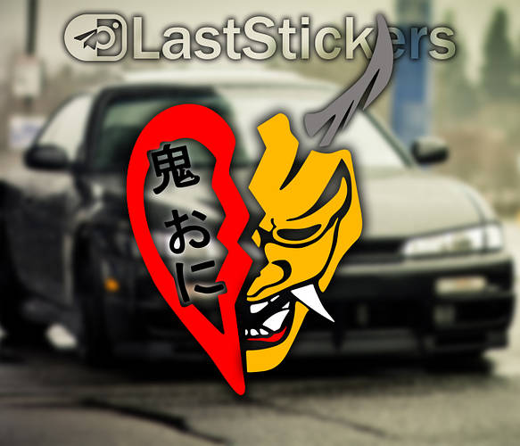 Купить JDM Наклейка Демон на ваше Авто,ноутбук или ПК (Компьютер), цена ...