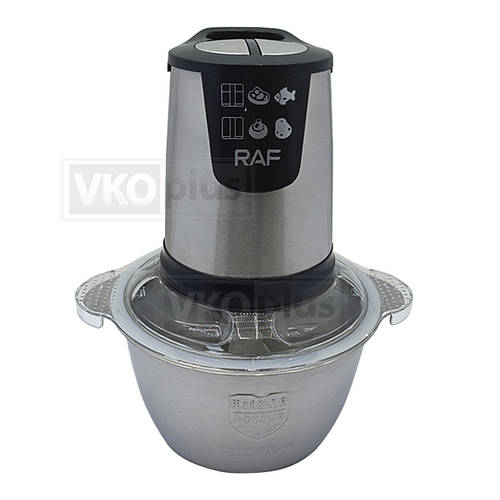 Купити Подрібнювач електричний овочерізка Блискавка RAF 1000 Вт 2 л металева чаша (7201), ціна ...