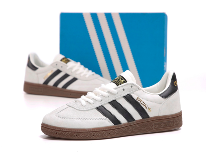 Купить Кроссовки мужские Adidas Spezial серые с черным, Адидас Спешил ...