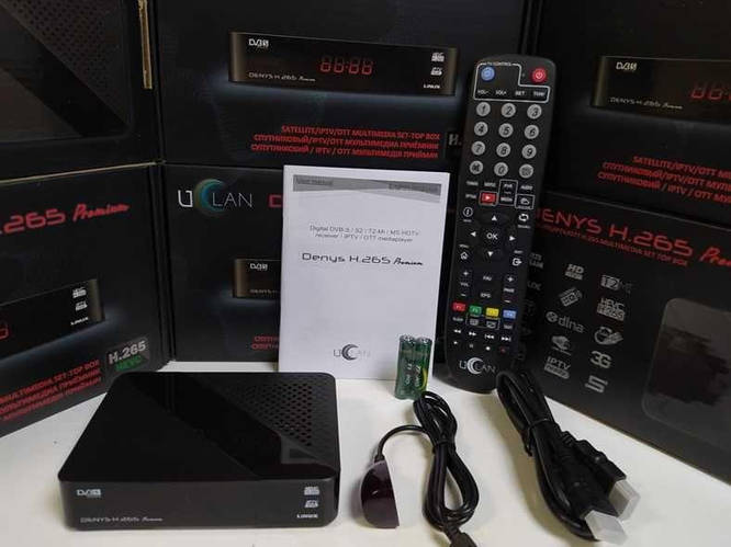 Купить Новый Спутниковый тюнер ресивер MPEG4 приставка Uclan Denys H.265 HD, цена 3278 грн ...