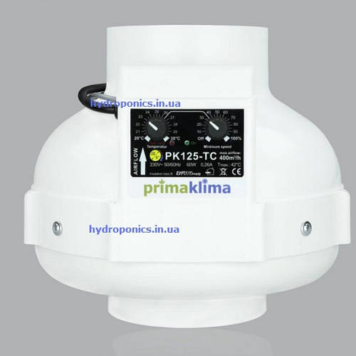 Купить Вентилятор Prima Klima 125 Temp Control 400 м.куб, цена 5436 ...