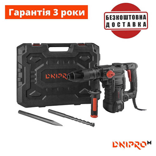 Купити Перфоратор бочковий Dnipro-M BH-30 + Кейс + Бур + Піка, ціна 6948 грн - Prom.ua (ID ...