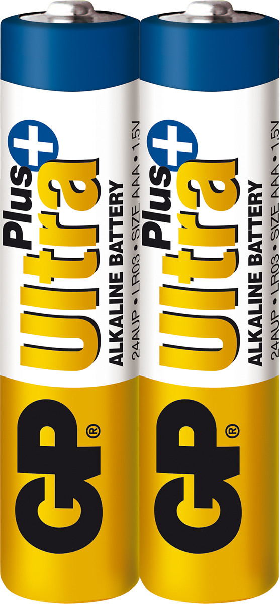Купить Батарейка GP Ultra Plus Alkaline LR03 ААА 1.5V 2шт. (24AUPHM-2S2), цена 56 ₴ — Prom.ua ...